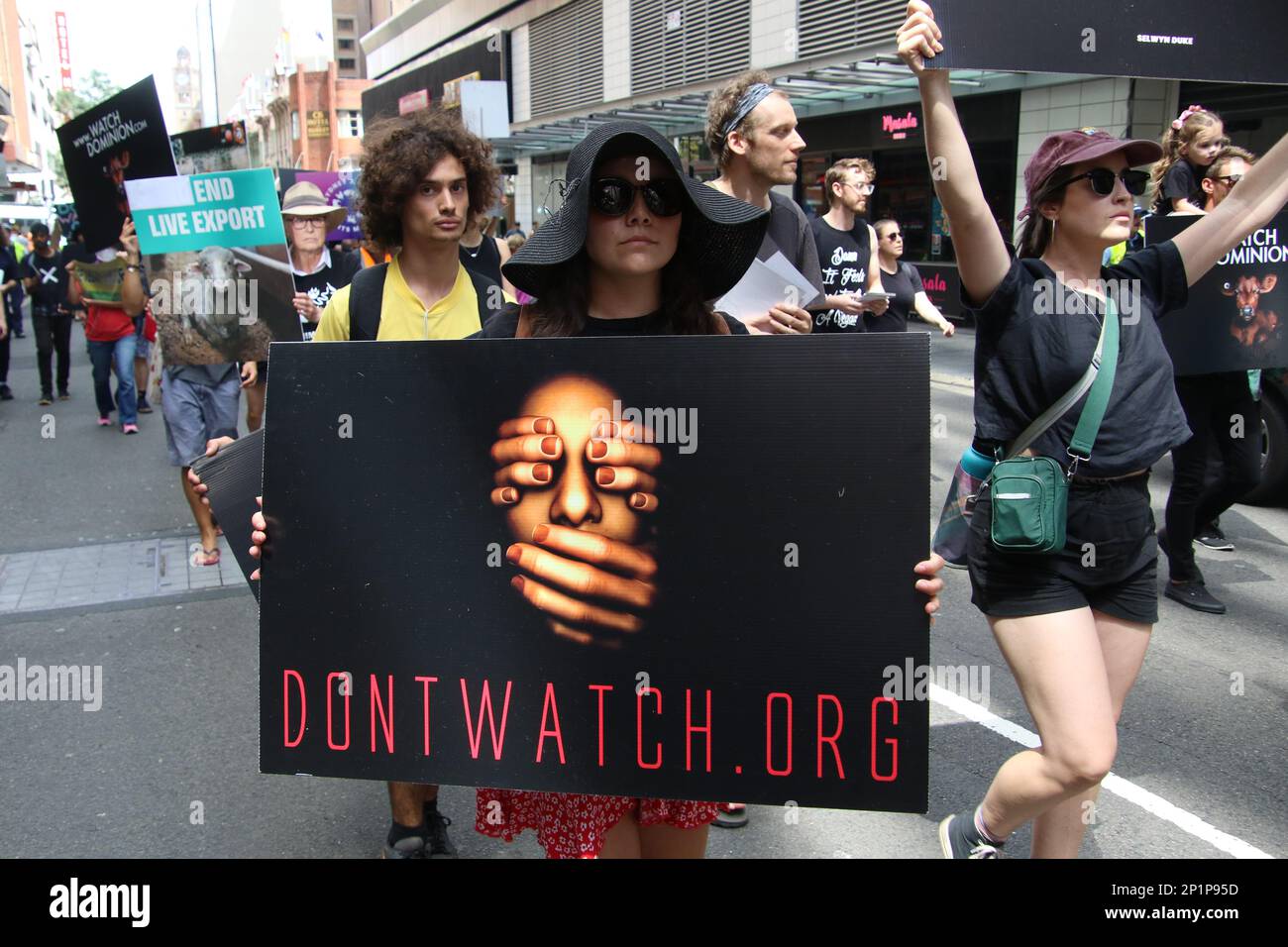 Sydney, Australia. 4th March 2023. Animal rights activists hit the ...