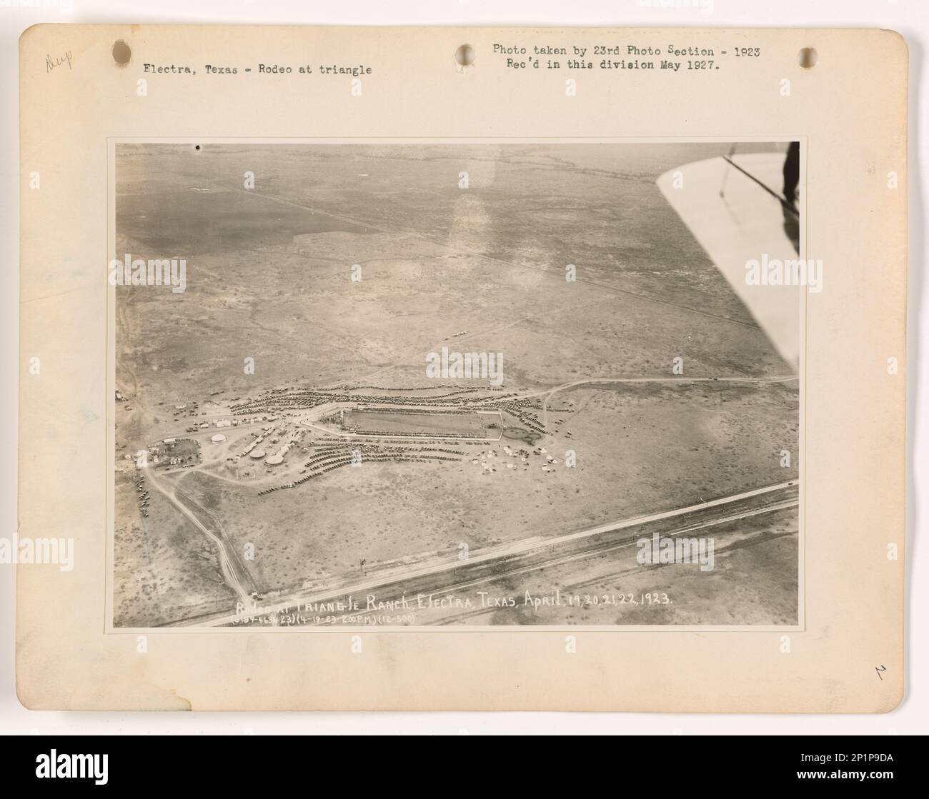 Texas - Eagle Pass through Electra, Aerial Photograph Stock Photo - Alamy