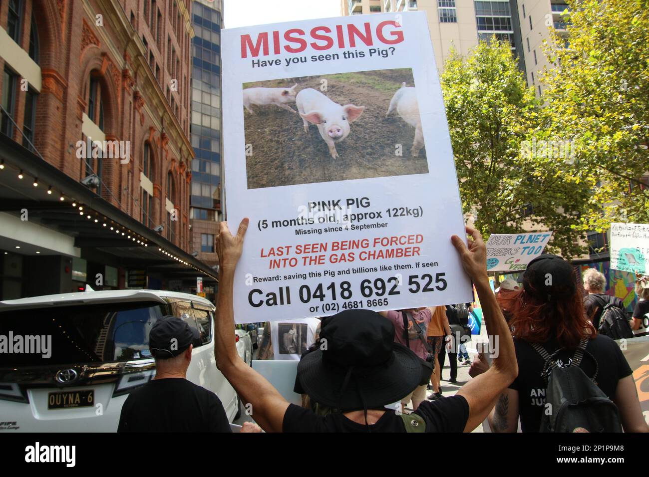 Sydney, Australia. 4th March 2023. Animal rights activists hit the ...