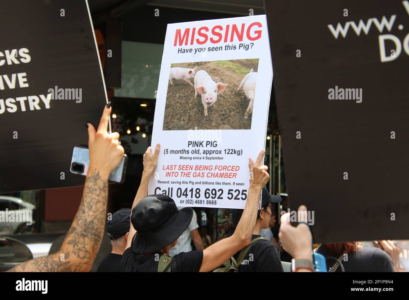 Sydney, Australia. 4th March 2023. Animal rights activists hit the ...