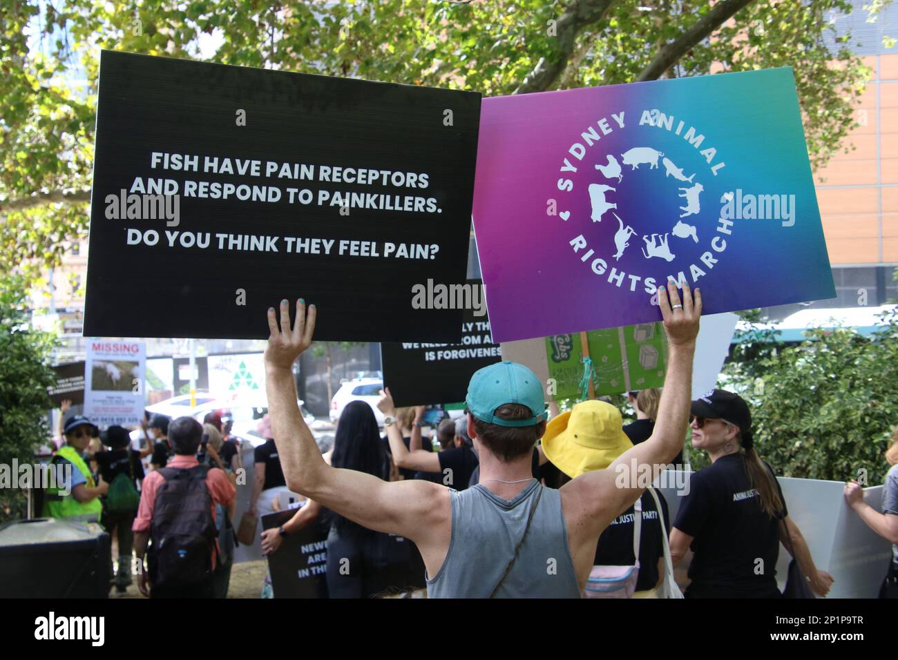 Sydney, Australia. 4th March 2023. Animal rights activists hit the ...
