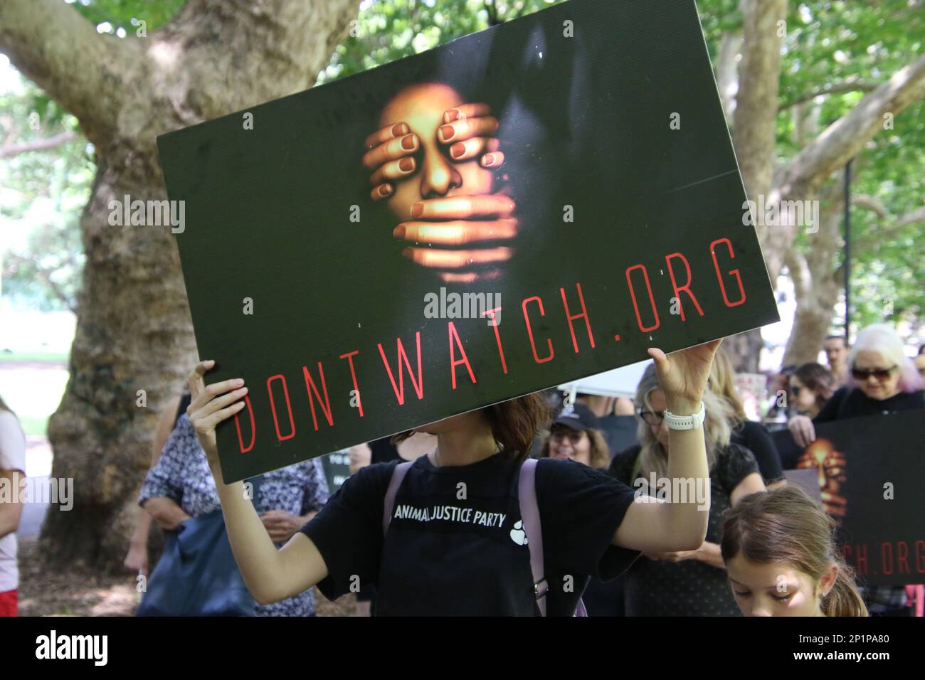 Sydney, Australia. 4th March 2023. Animal rights activists hit the ...