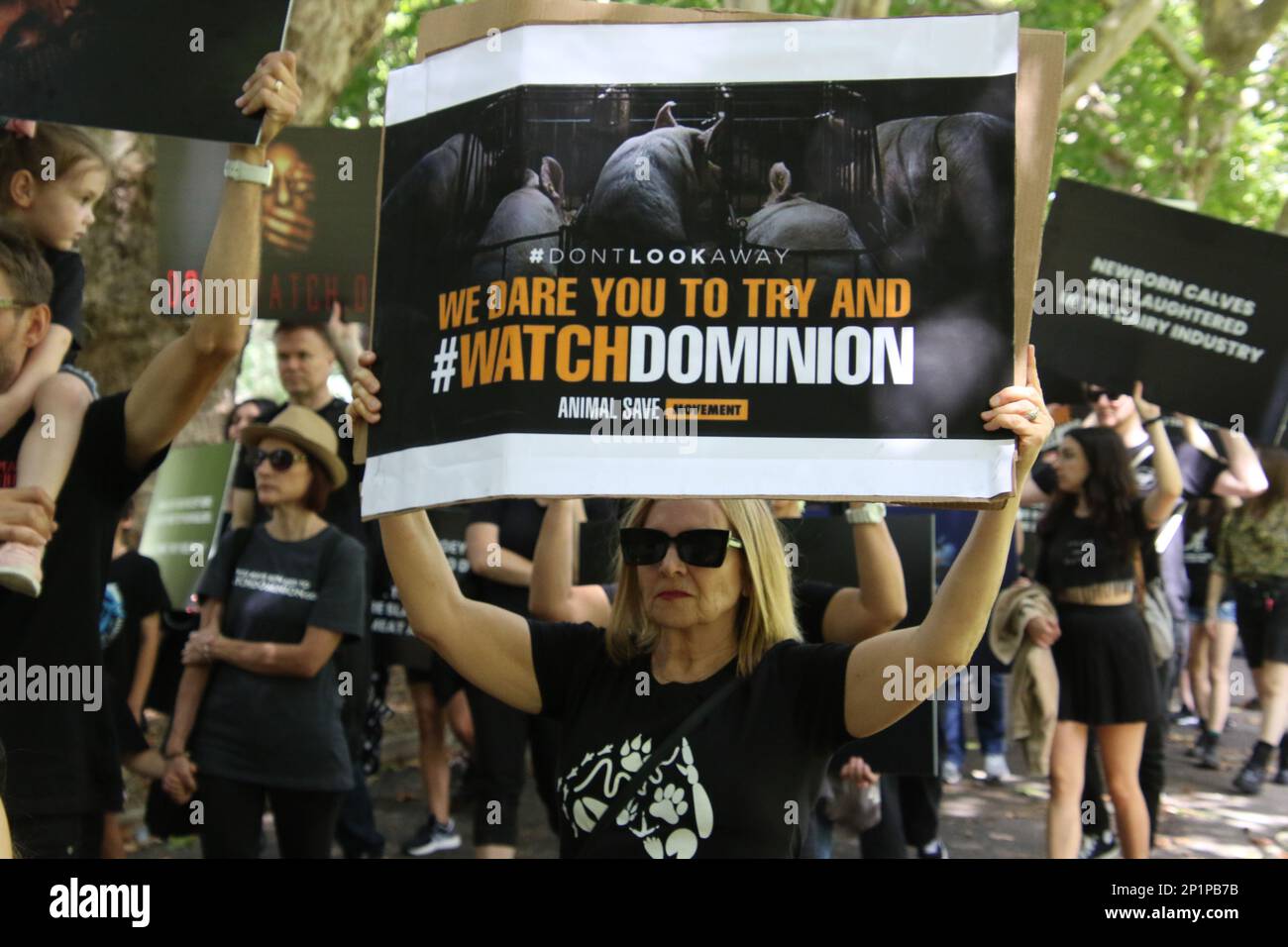 Sydney, Australia. 4th March 2023. Animal rights activists hit the ...