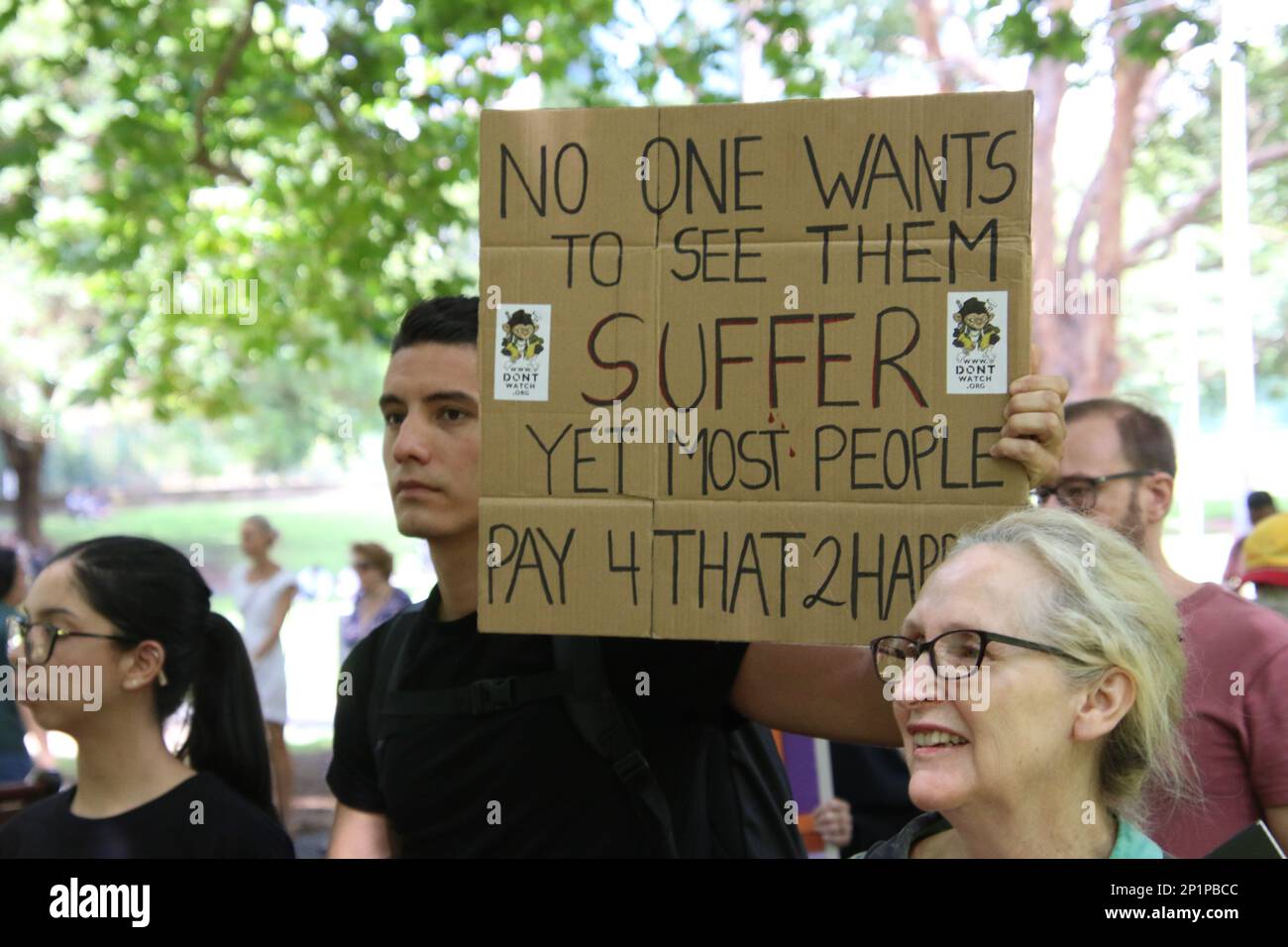 Sydney, Australia. 4th March 2023. Animal rights activists hit the ...