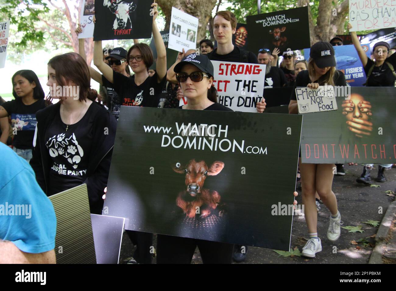 Sydney, Australia. 4th March 2023. Animal rights activists hit the ...