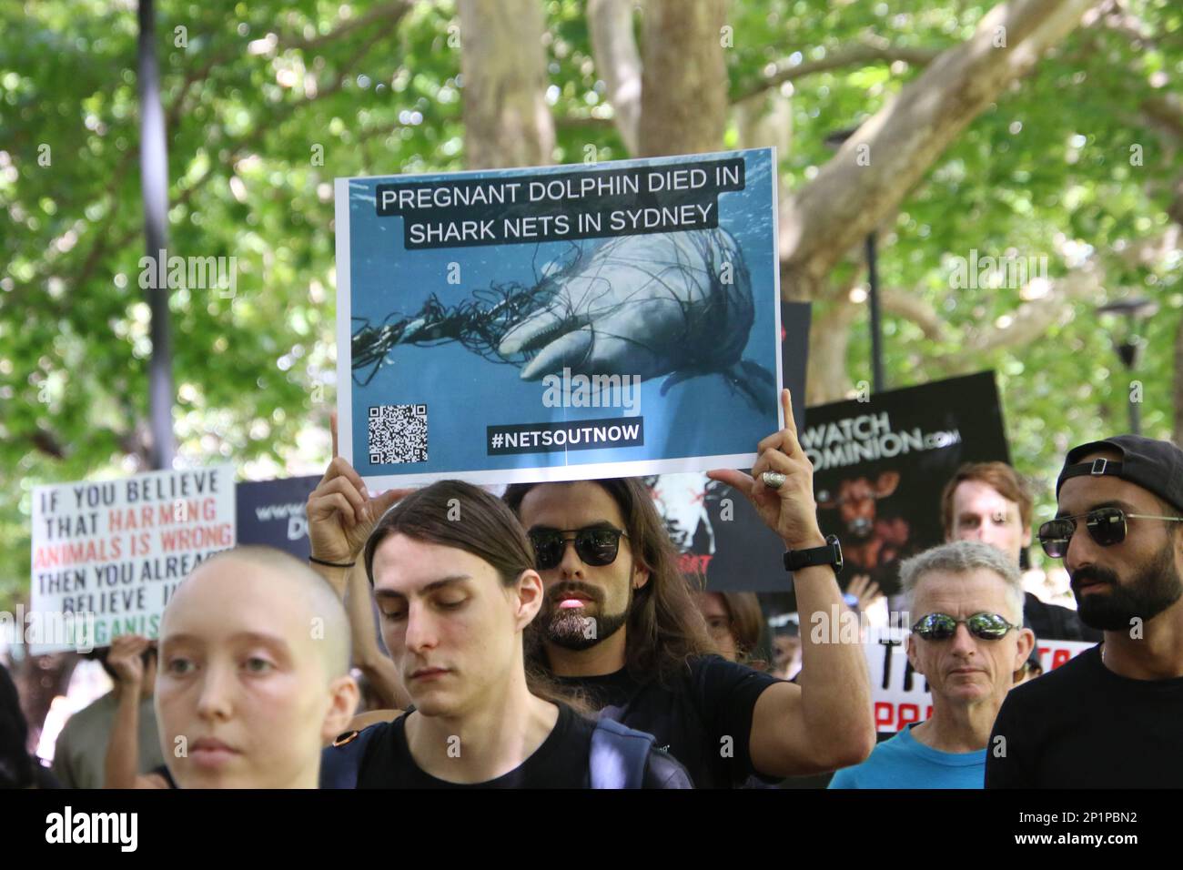 Sydney, Australia. 4th March 2023. Animal rights activists hit the ...