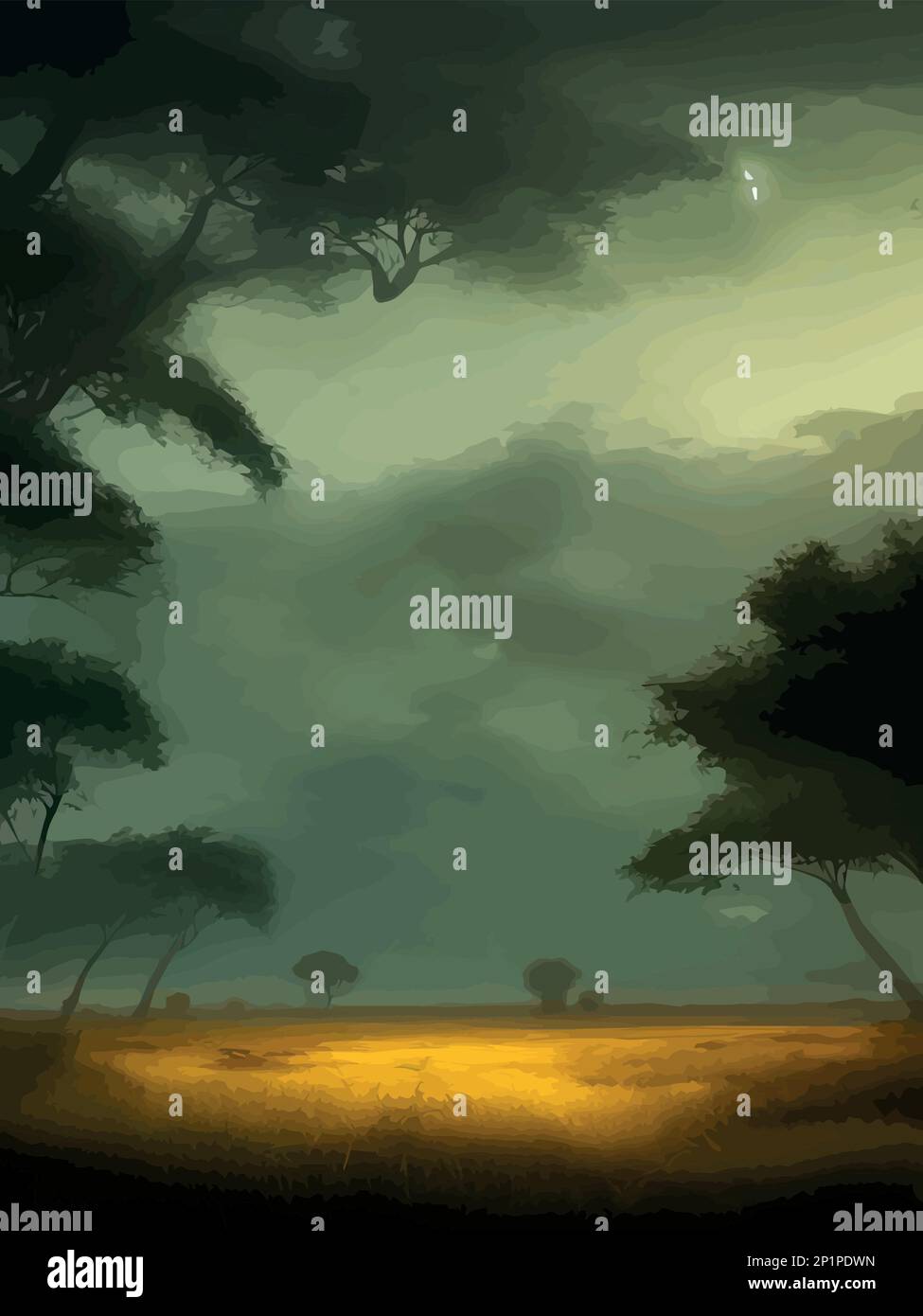 Season australian landscape Stock Vector Images - Alamy