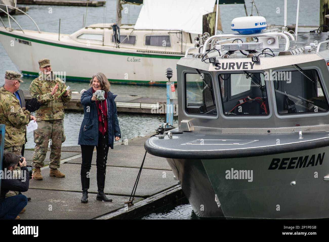 Christie Beeman, daughter of Ogden Beeman, who led the Waterways ...
