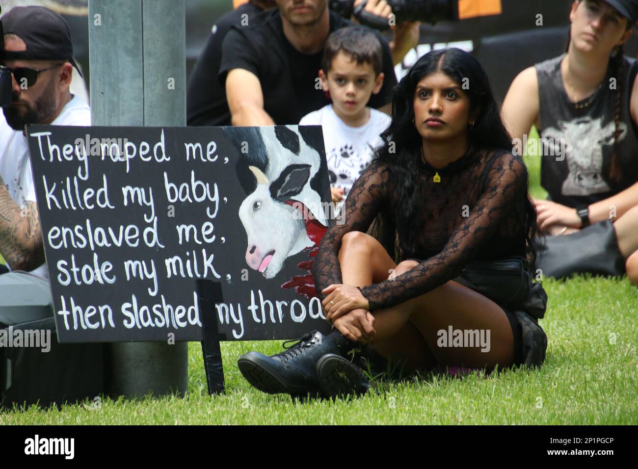 Sydney, Australia. 4th March 2023. Animal rights activists hit the ...