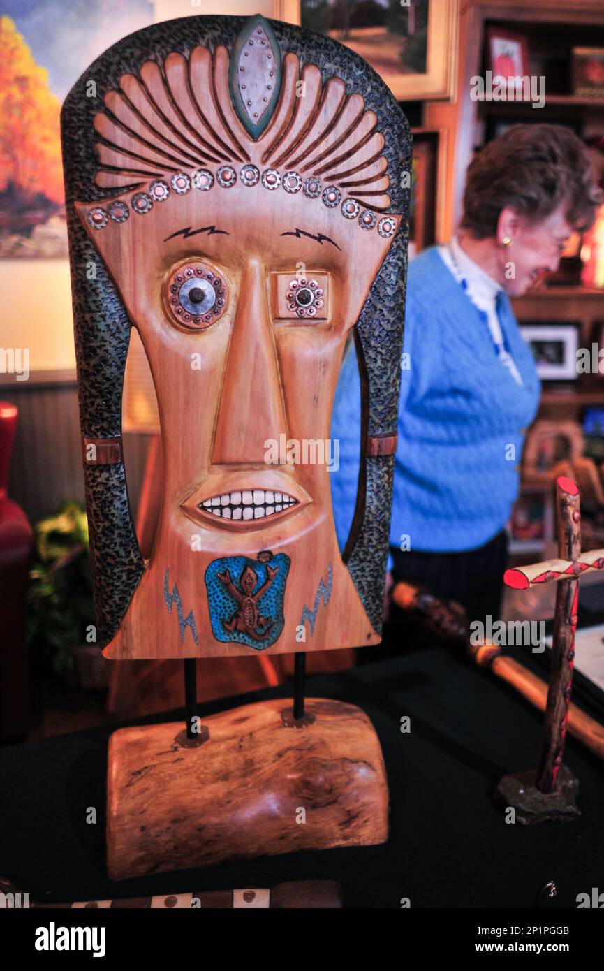 Artist Willie Roscoe put on a presentation of his artwork, including ...