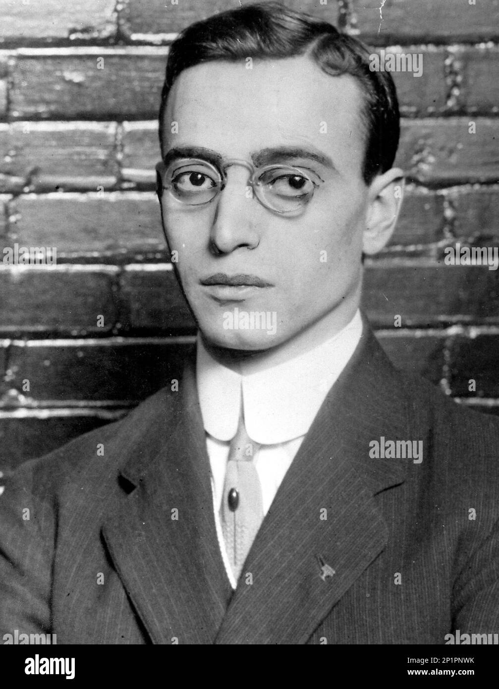 This 1913 photo shows Leo Frank, who was tried for the murder of Mary ...