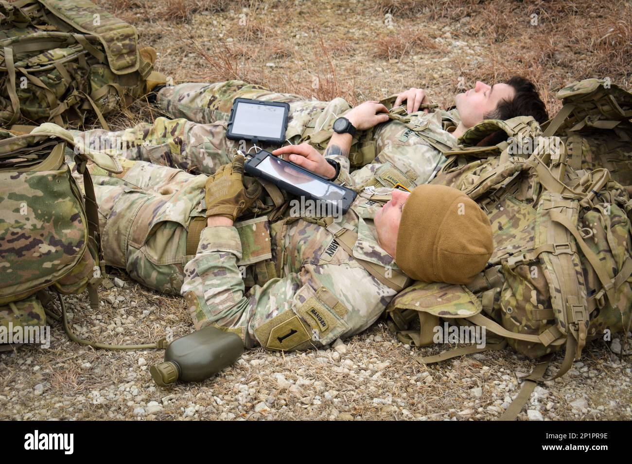Fort Riley, KAN.- Soldiers stationed at Fort Riley teamed up into teams ...