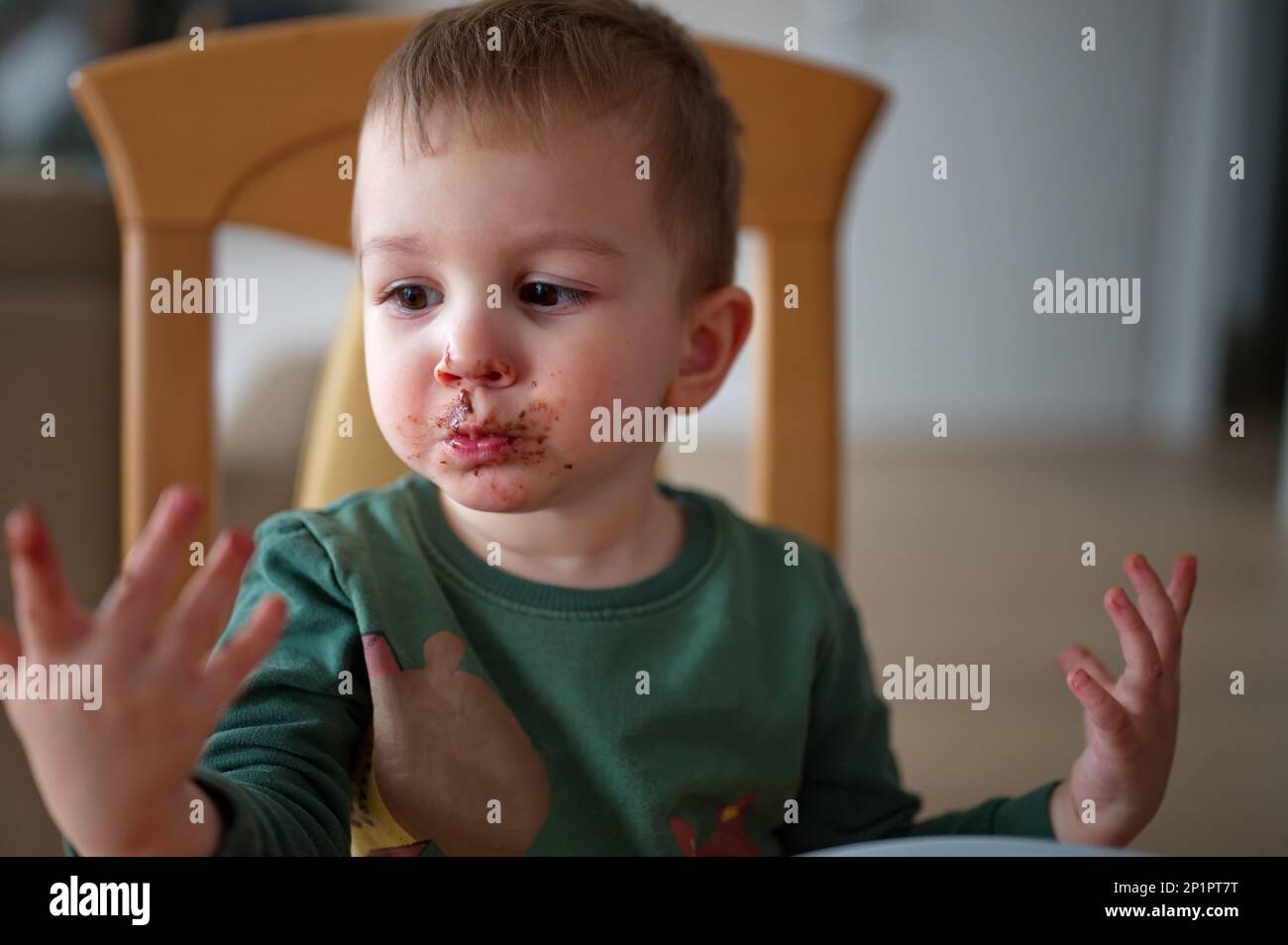 Food smeared hi-res stock photography and images - Alamy