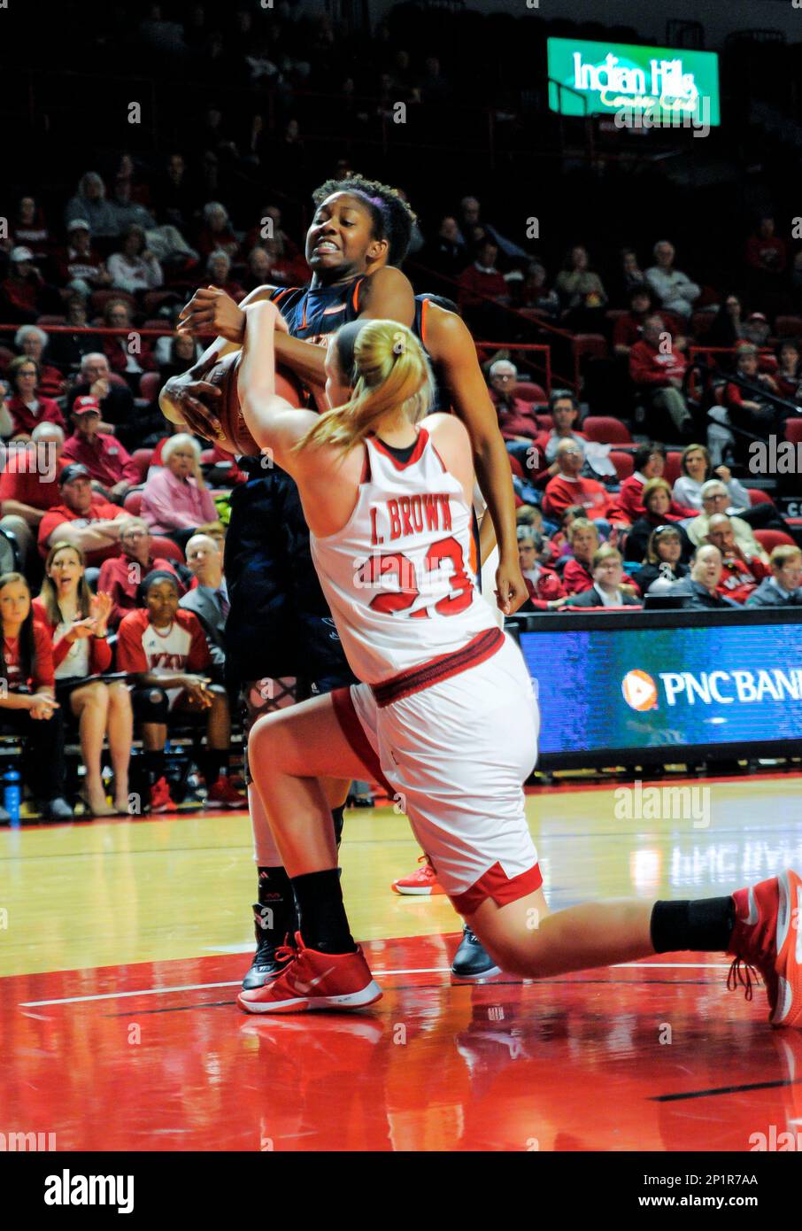 February 4 2016 Western Kentucky Lady Toppers forward Ivy Brown (23 ...