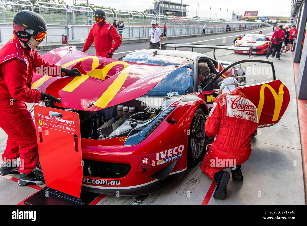February 05, 2015 : No 88 McDonald’s Maranello Motorsport – Ferrari 458 ...