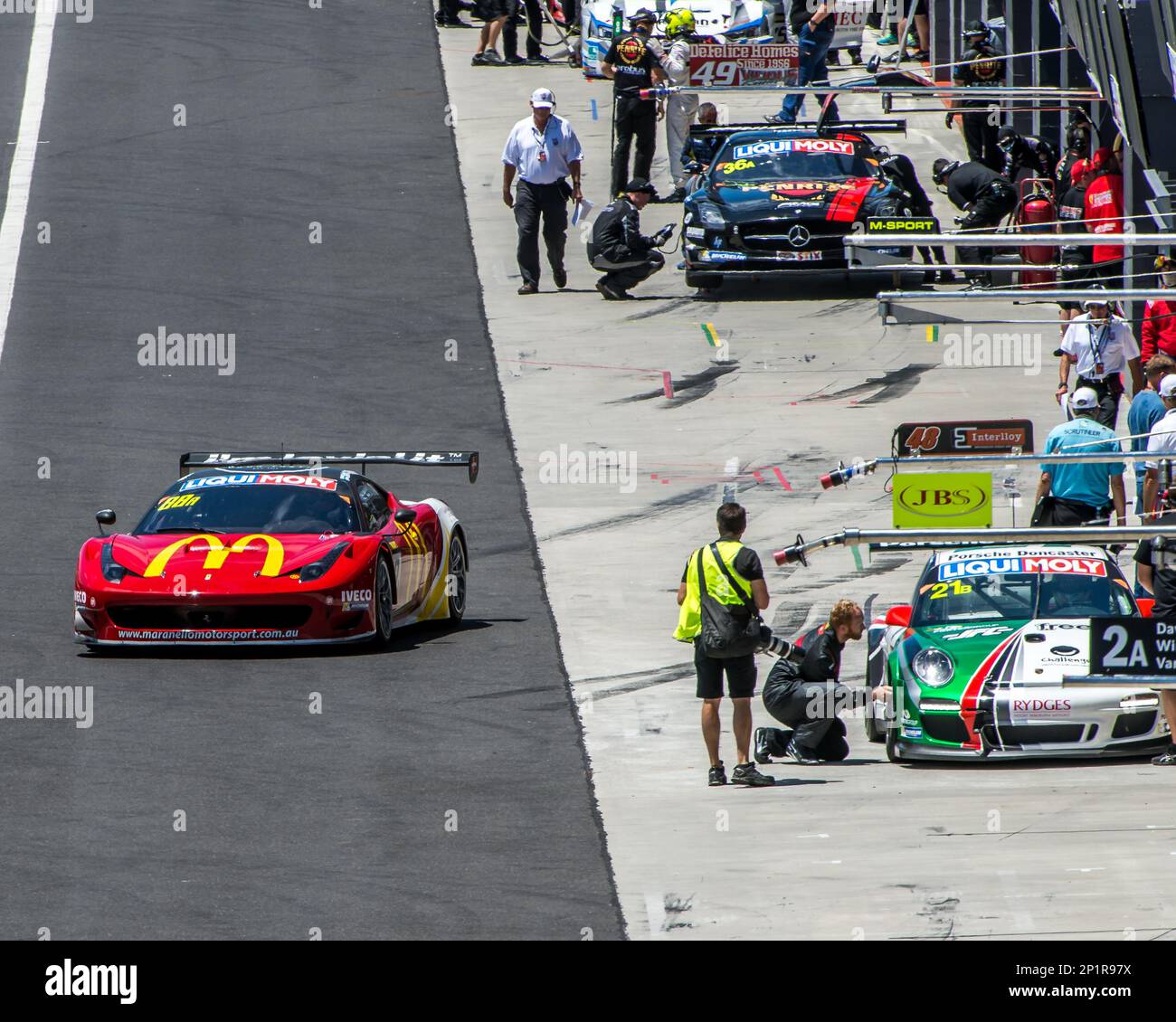 February 05, 2015 : No 88 McDonald’s Maranello Motorsport – Ferrari 458 ...