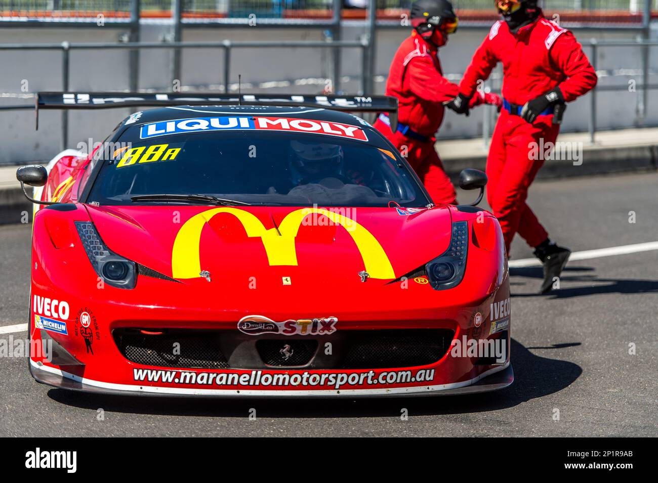 February 05, 2015 : No 88 McDonald’s Maranello Motorsport – Ferrari 458 ...