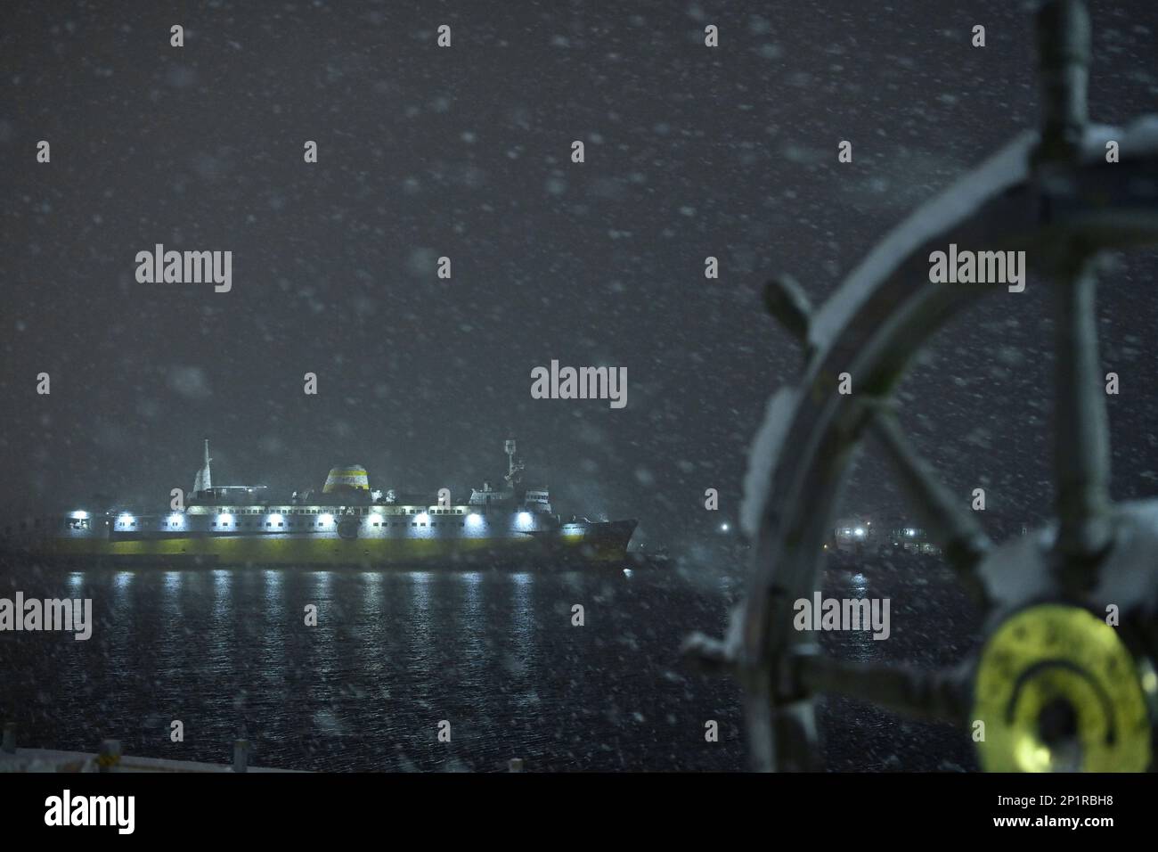 Hakkoda-maru, one of Seikan Ferries which connected Aomori and Hakodate ...