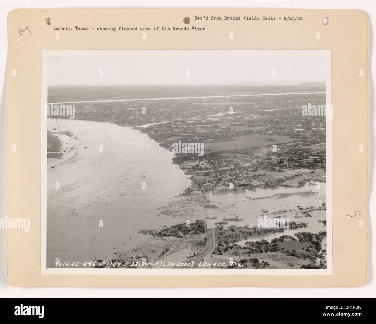 Texas - Laredo, Aerial Photograph Stock Photo - Alamy