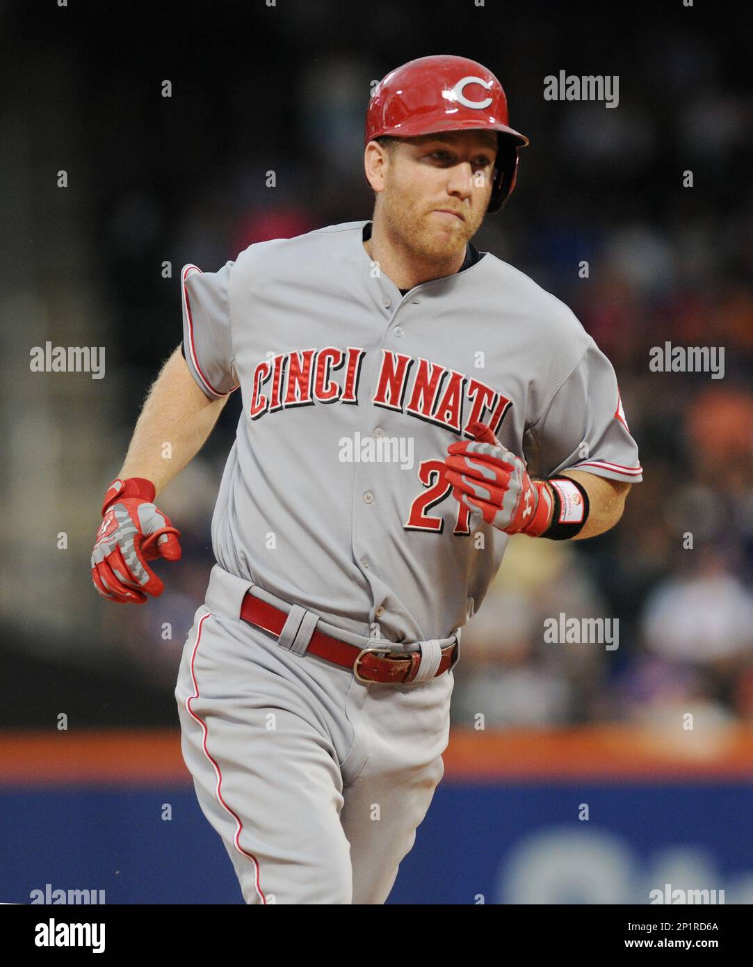 Cincinnati Reds infielder Todd Frazier (21) during game against the New ...