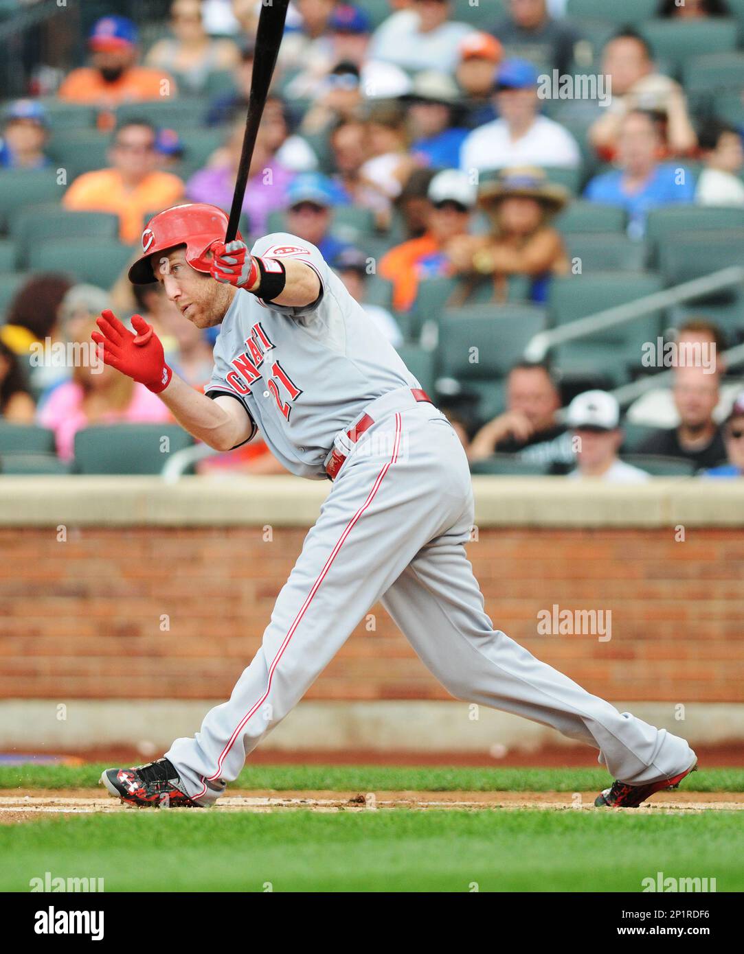 Cincinnati Reds infielder Todd Frazier (21) during game against the New ...
