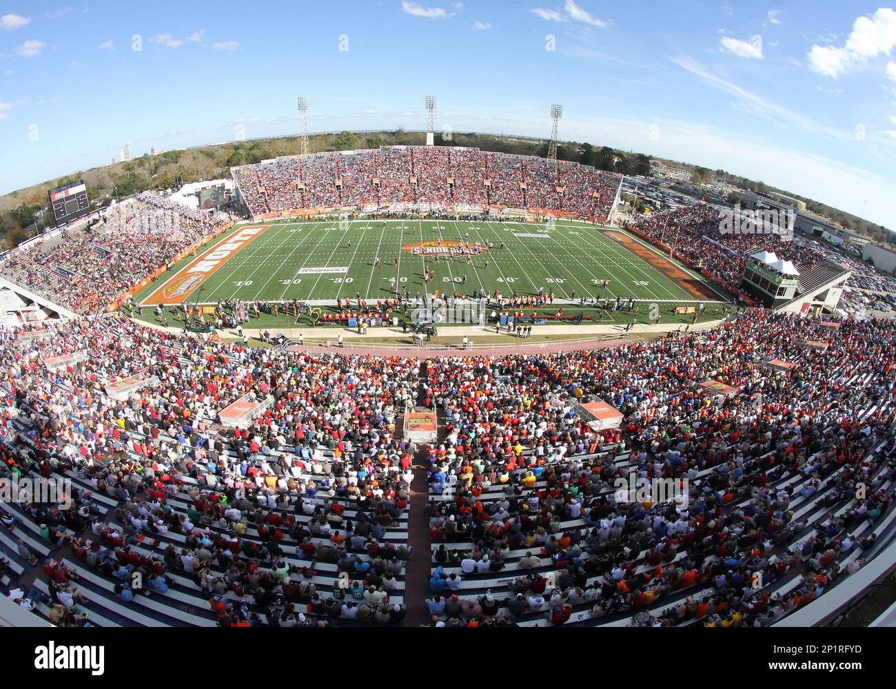 January 30, 2016: A wide photo of Ladd-Peebles Stadium during the ...