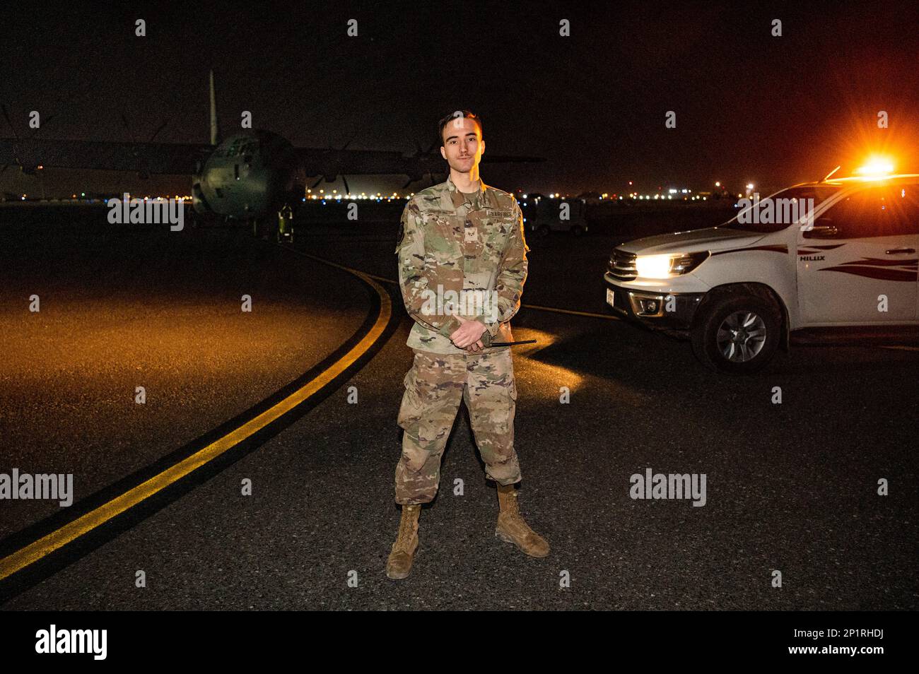 U.S. Air Force Senior Airman October Christen-Malone with the 407th ...