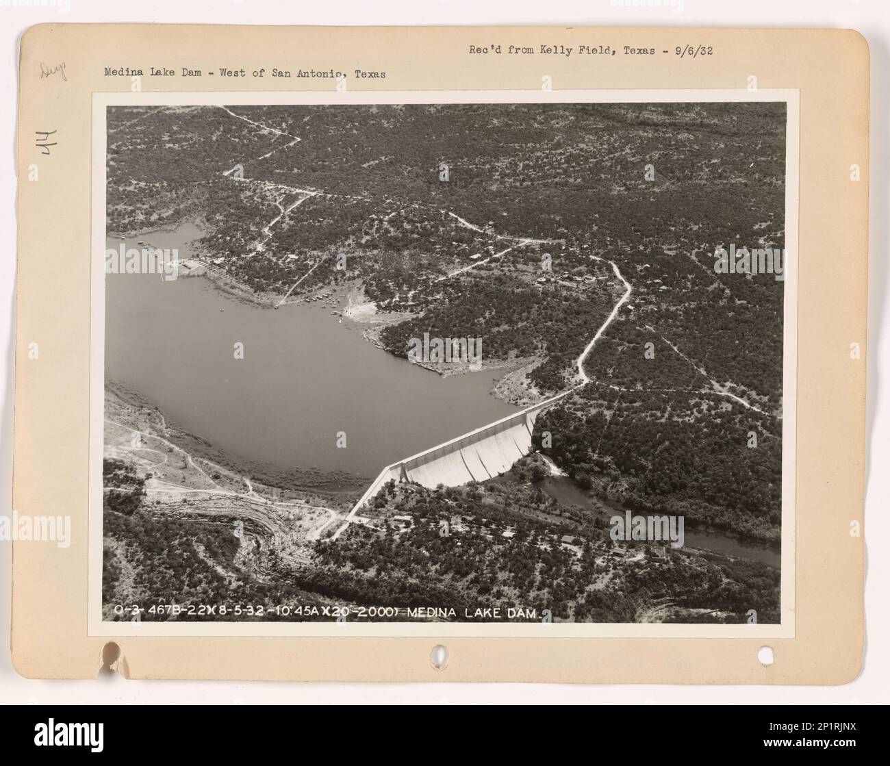 Texas - Medrina Lake, Aerial Photograph Stock Photo - Alamy