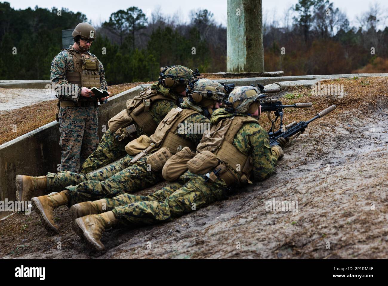 U.S. Marine Corps Sgt. Samuel Springis, a machine gunner with ...