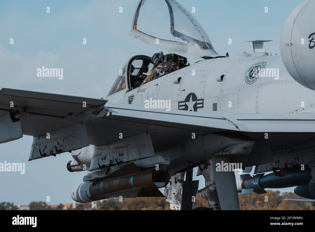 A pilot assigned to the 122nd Fighter Wing, Fort Wayne Air National ...