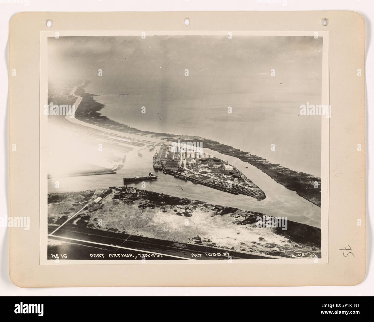 Texas - Port Arthur, Aerial Photograph Stock Photo - Alamy