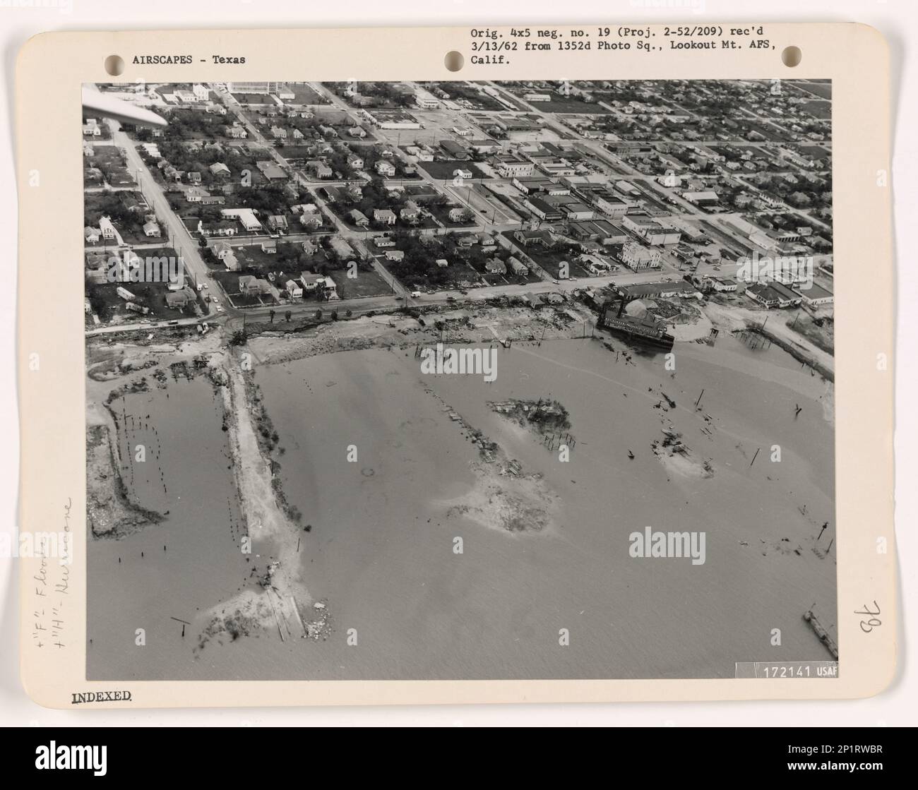 Texas - Port Lavaca through Quitman Mountains, Aerial Photograph Stock ...