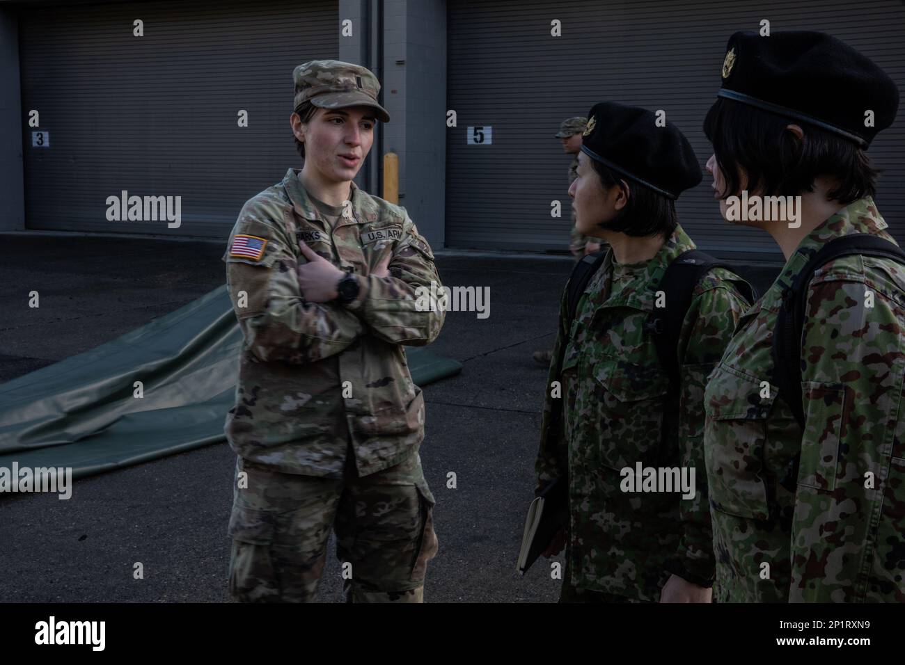 U.S. Army 1st Lt. Patty Parks, an infantry officer assigned to 5th ...