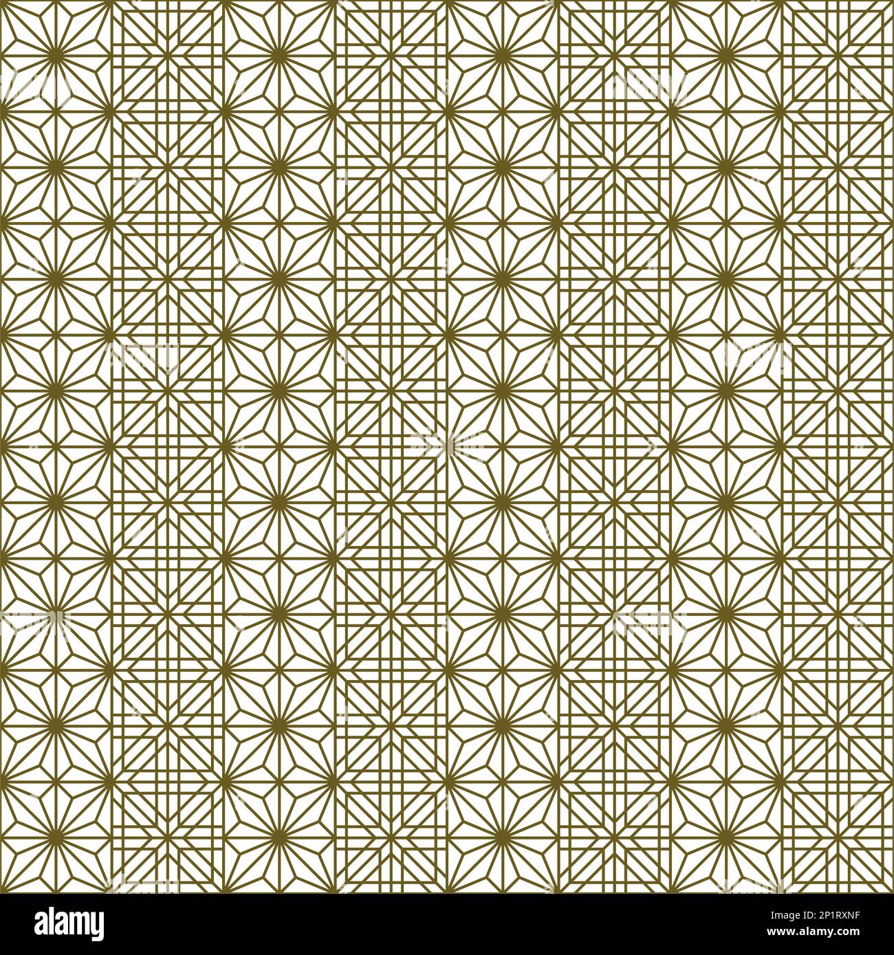 A seamless pattern based on elements of the traditional Japanese craft ...