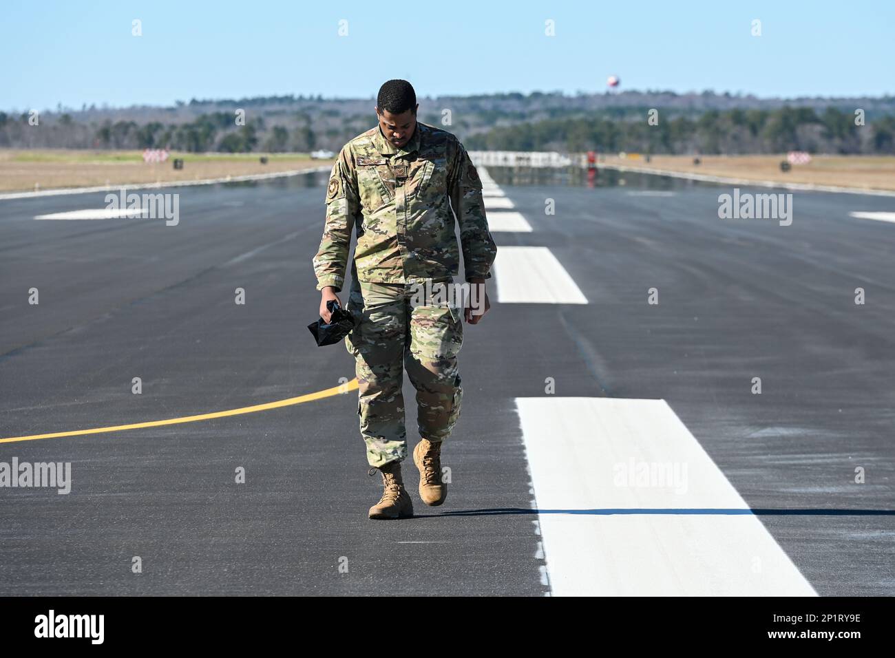 U.S. Air Force Airmen with the 169th Fighter Wing conduct a foreign ...