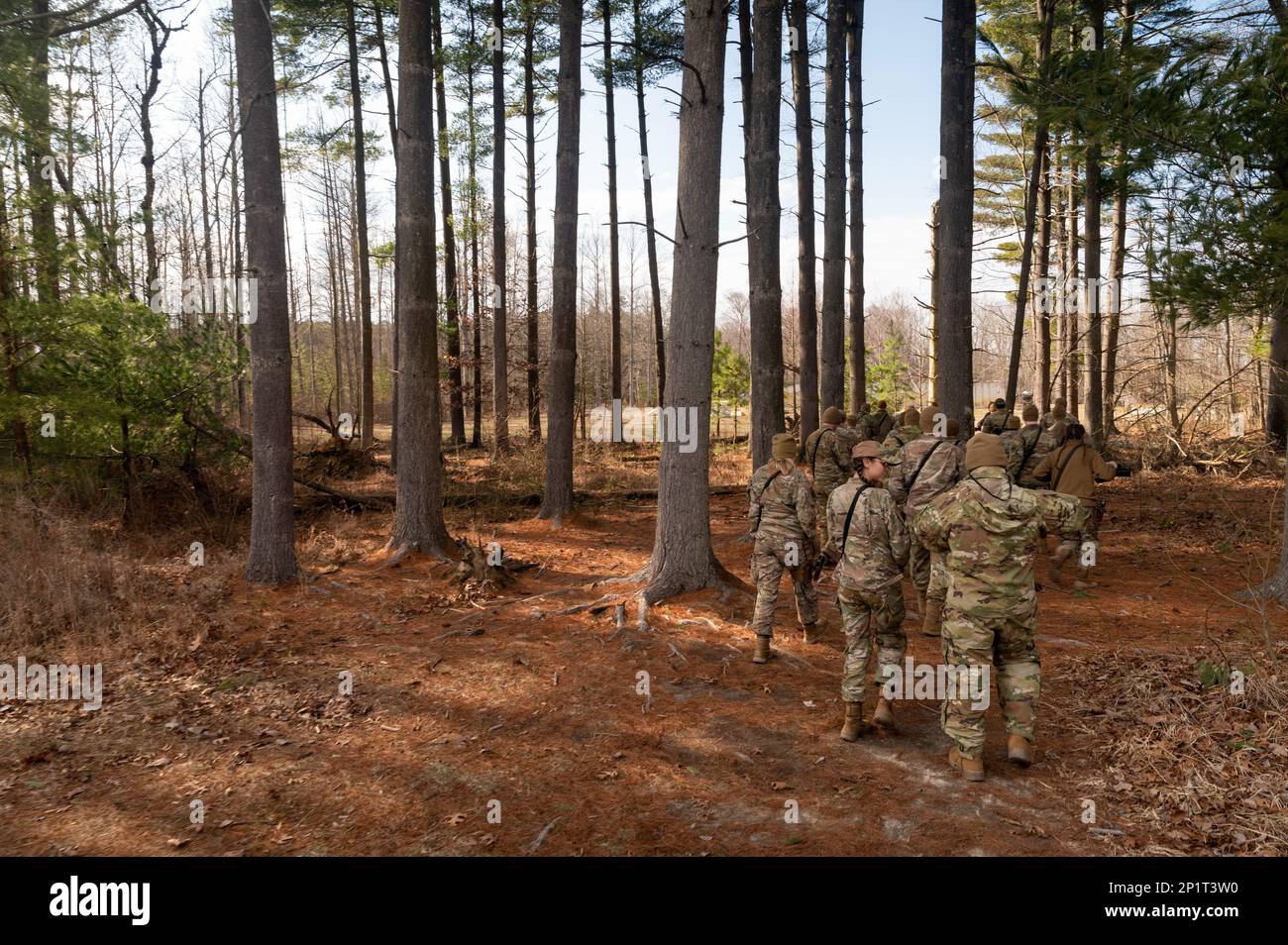 U.S. Air Force Outside the Wire Pre-deployment Training students ...