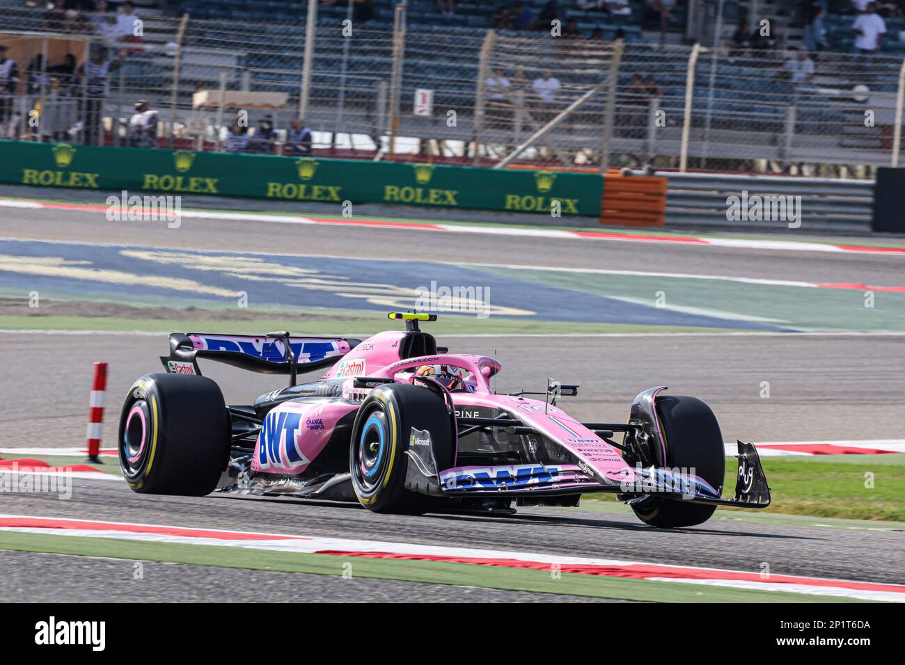 Pierre Gasly (FRA) Alpine A523 durinFORMULA 1 GULF AIR BAHRAIN GRAND ...