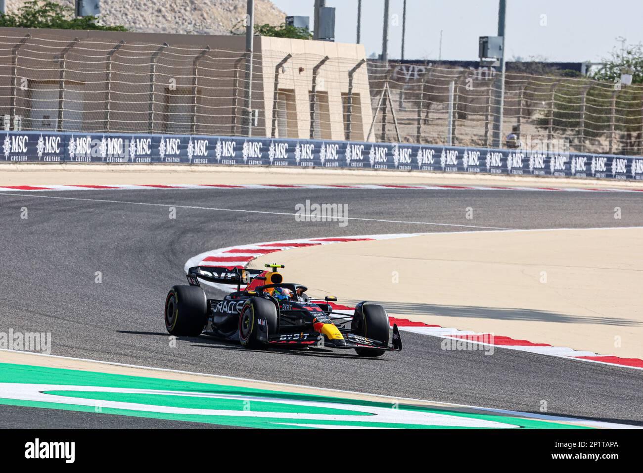 Sergio Perez (MEX) Redbull Racing RB19 durinFORMULA 1 GULF AIR BAHRAIN ...