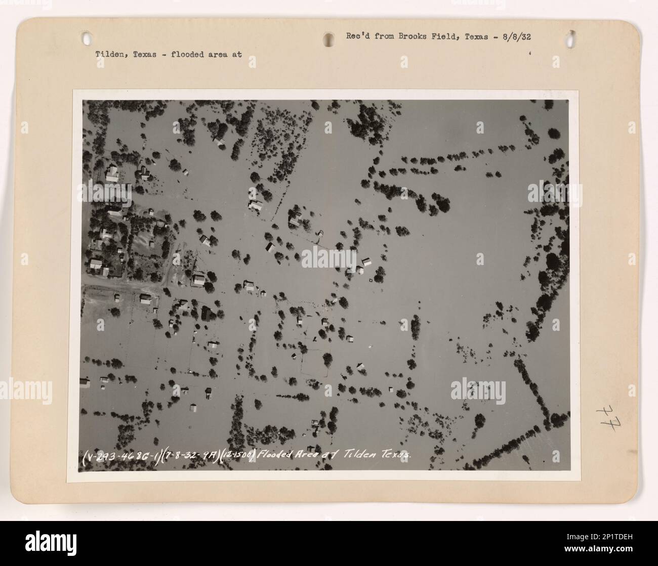 Texas - Tilden, Aerial Photograph Stock Photo - Alamy