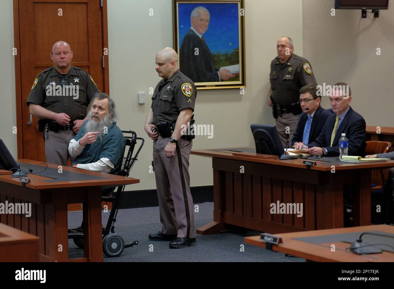 Charles Severance tells Judge Randy Bellows that he no longer wants to ...