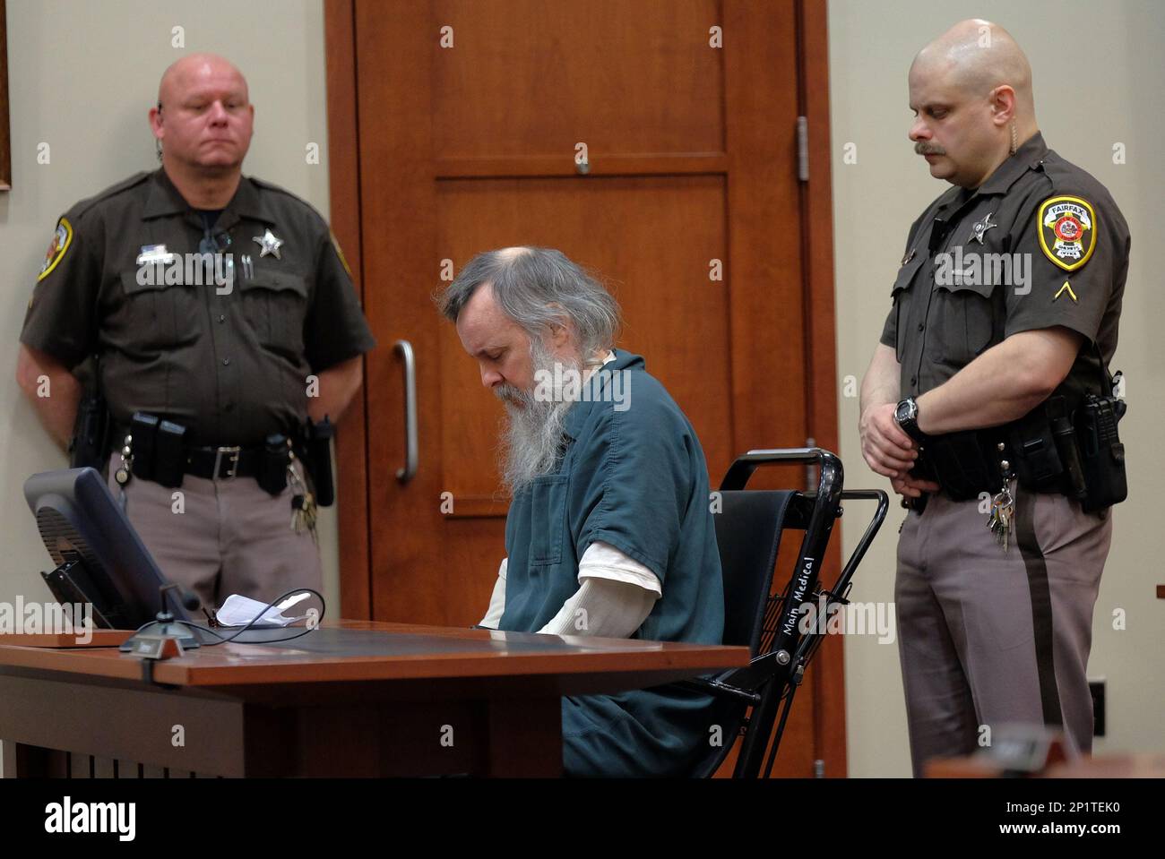 Charles Severance sits during his sentencing at the Fairfax County ...