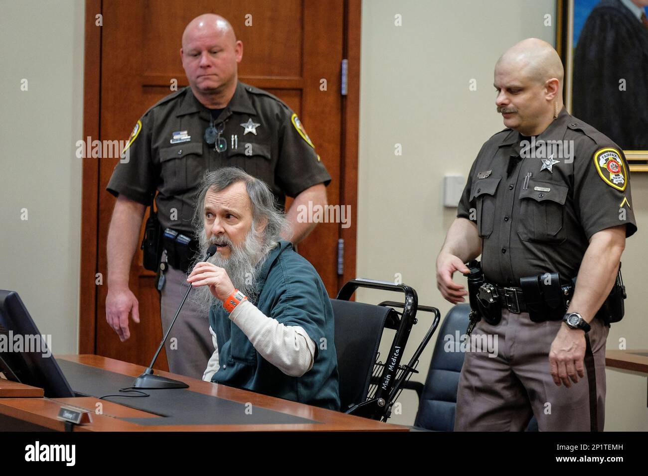 Charles Severance mutters "sadism" into the microphone during his ...