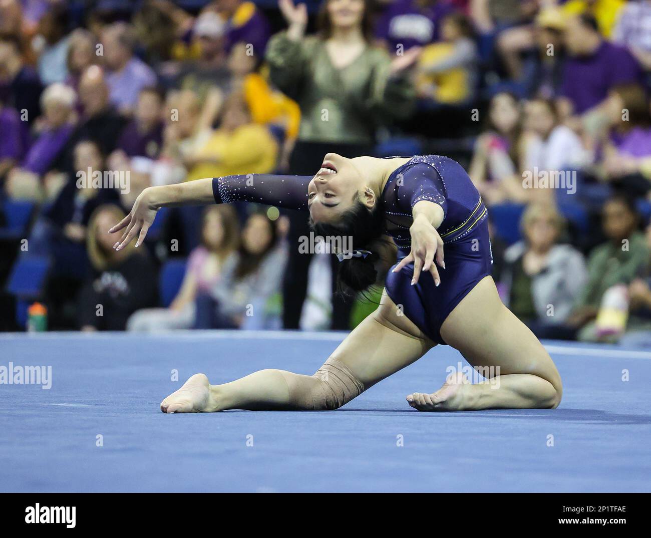 Baton Rouge, LA, USA. 3rd Mar, 2023. Cal's Mya Lauzon performs her ...