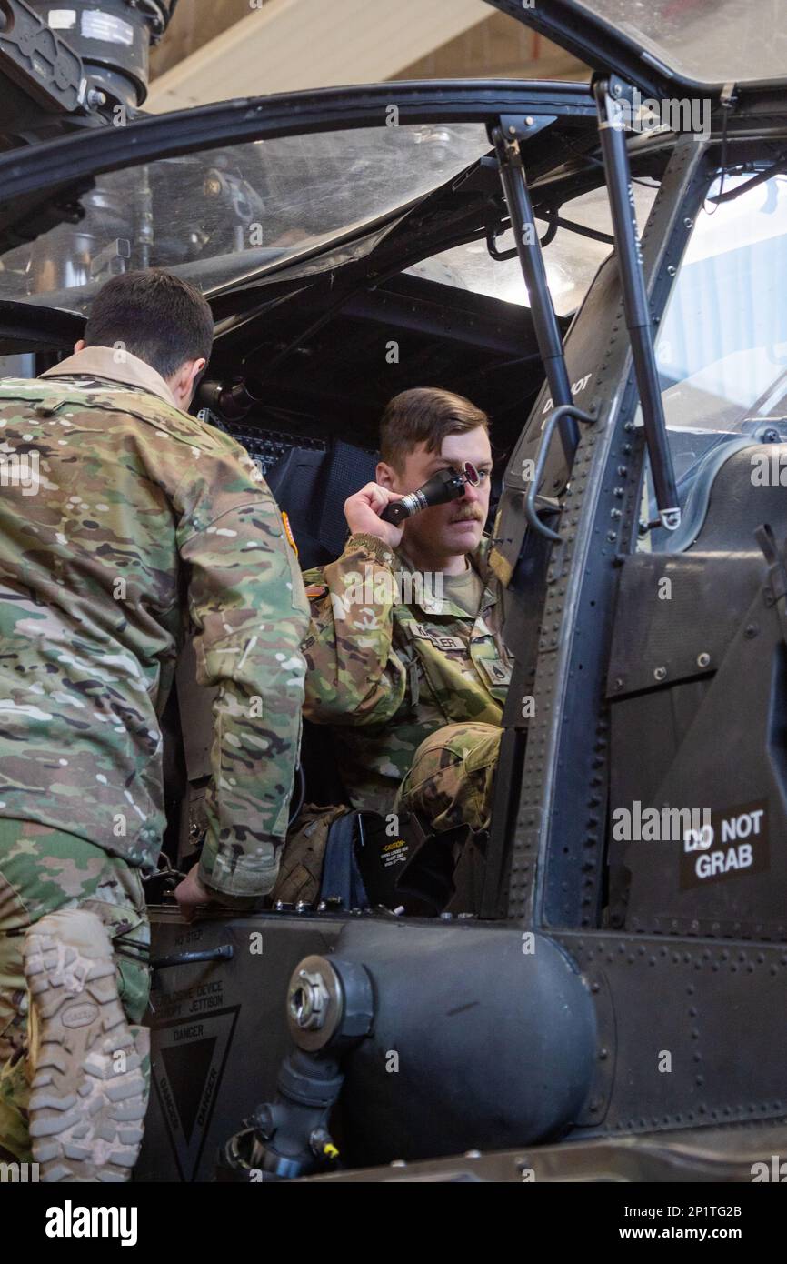 U.S. Army Staff Sgt. Eric Kreisler, a fire support specialist assigned ...
