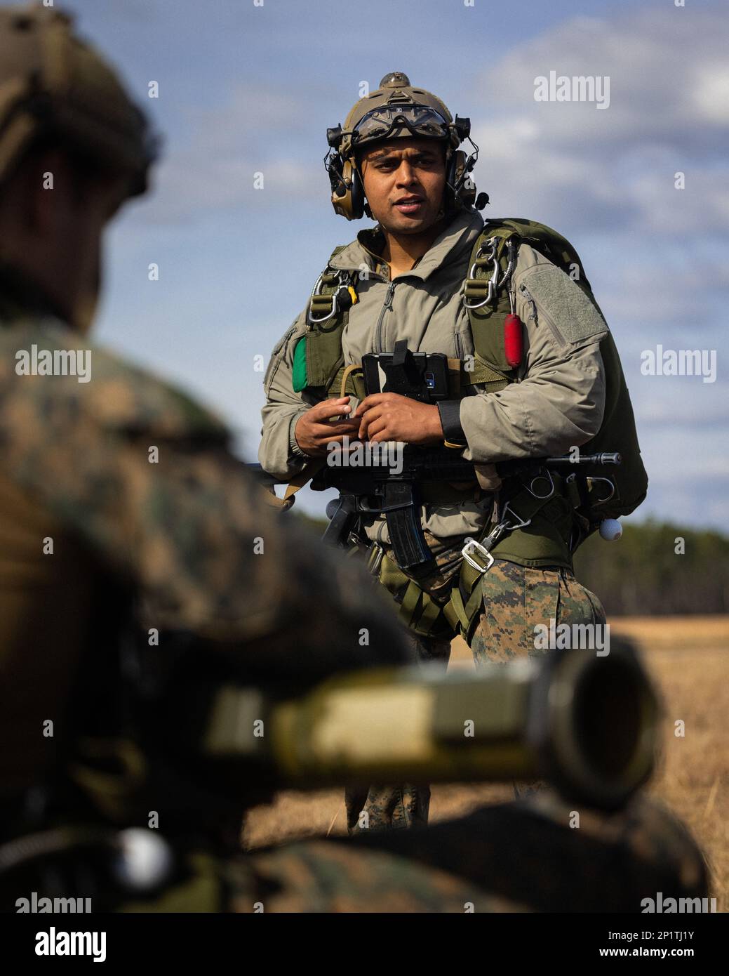 U.S. Marine Corps Staff Sgt. Kurtis Campbell, a Marine with 2d ...