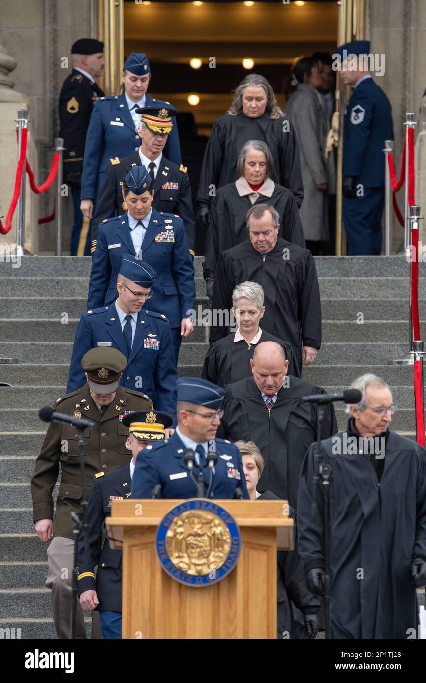 The Idaho National Guard hosts the 49th inauguration ceremony at the ...