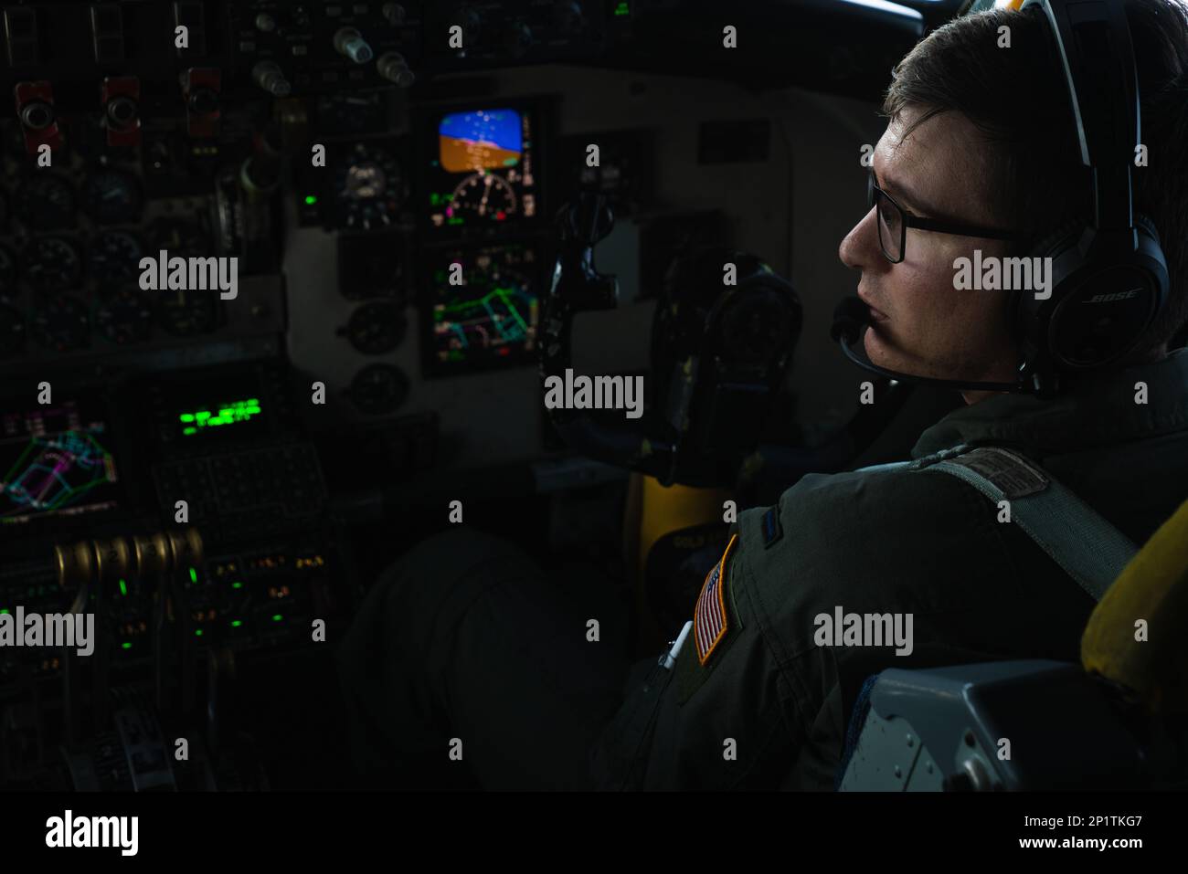 U.S. Air Force 1st Lt. Hunter Maxwell, 63rd Air Refueling Squadron ...