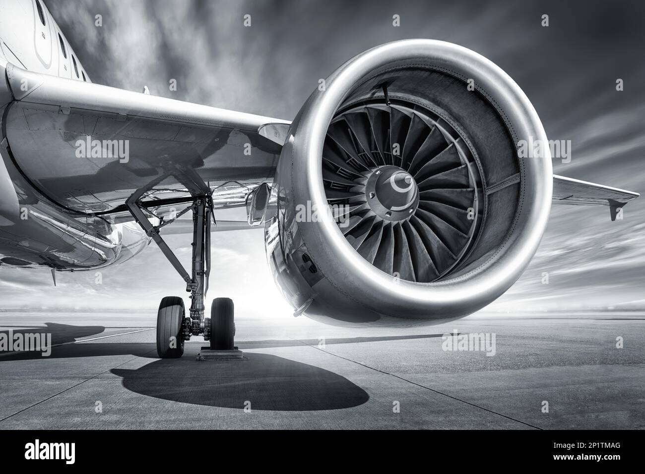jet engine of an aircraft against the sky Stock Photo - Alamy