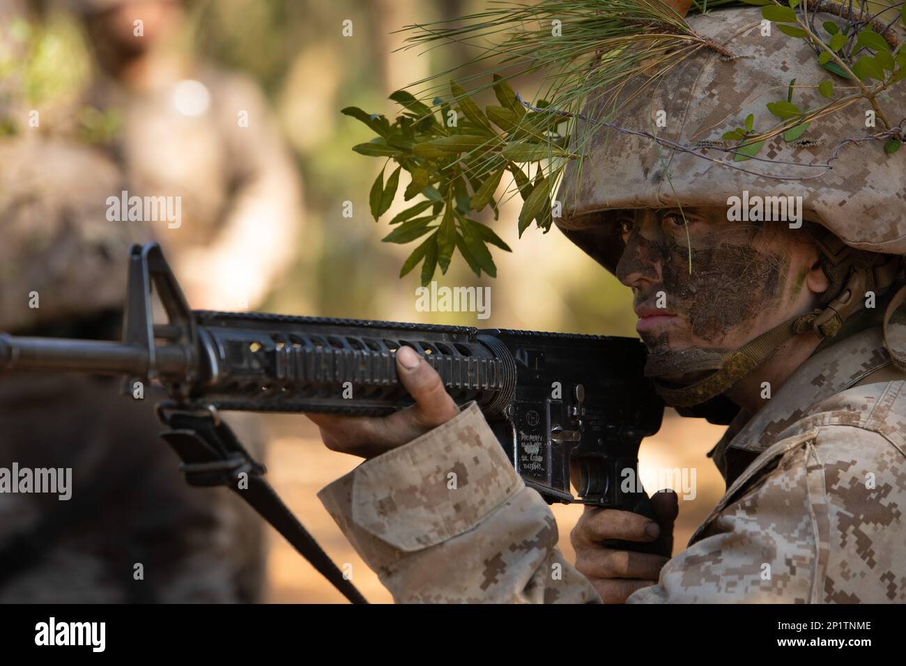 Recruits with Kilo Company, 3rd Recruit Training Battalion, take on the ...