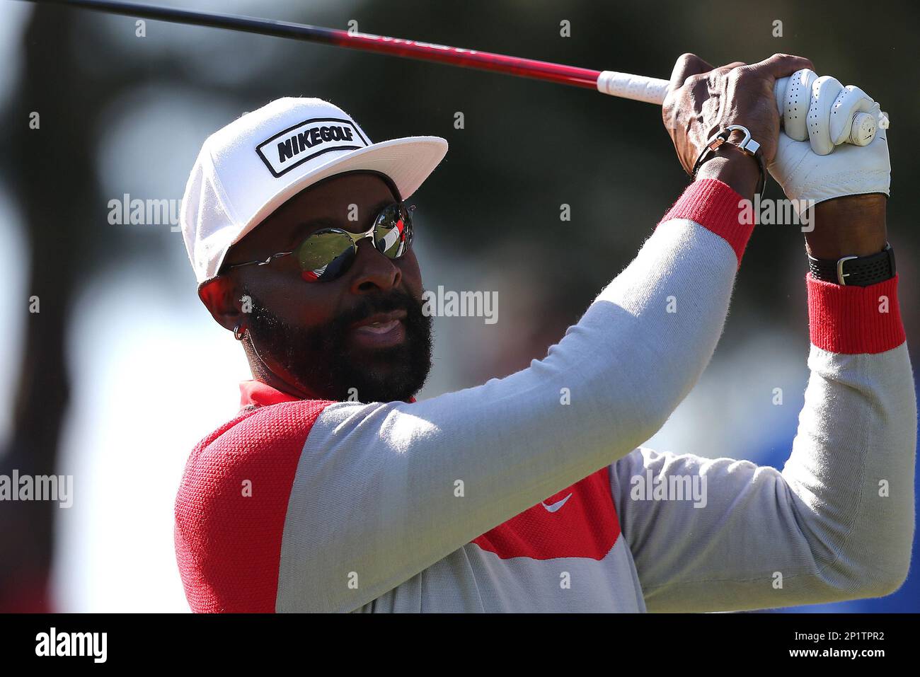 Jerry Rice is seen during the final round of the Diamond Resorts ...
